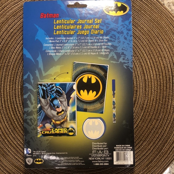 Batman | Toys | Batman Lenticular Journal Set | Poshmark